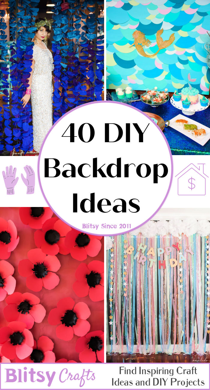 40 DIY Photo Backdrop Ideas to Try - Blitsy