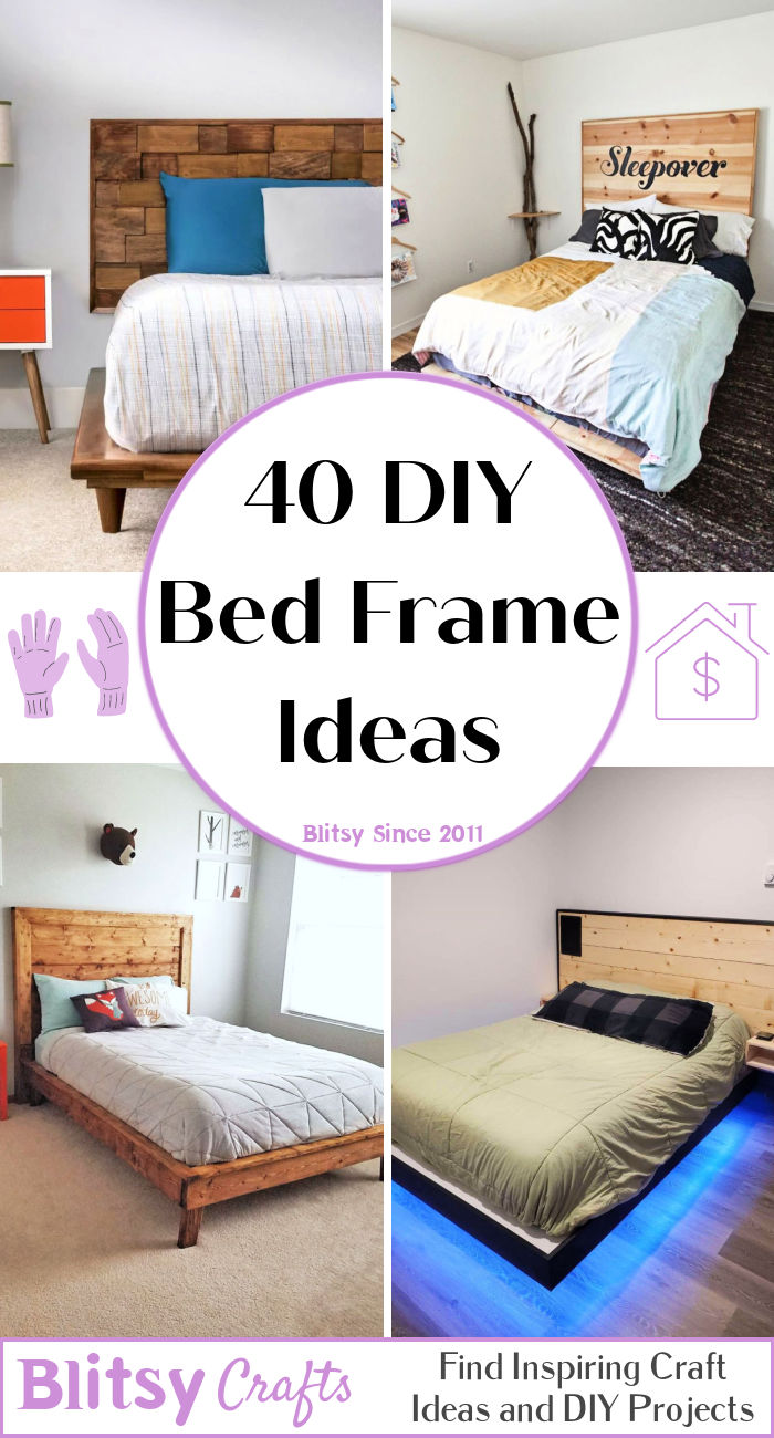 40 Easy DIY Bed Frames to Build - Blitsy