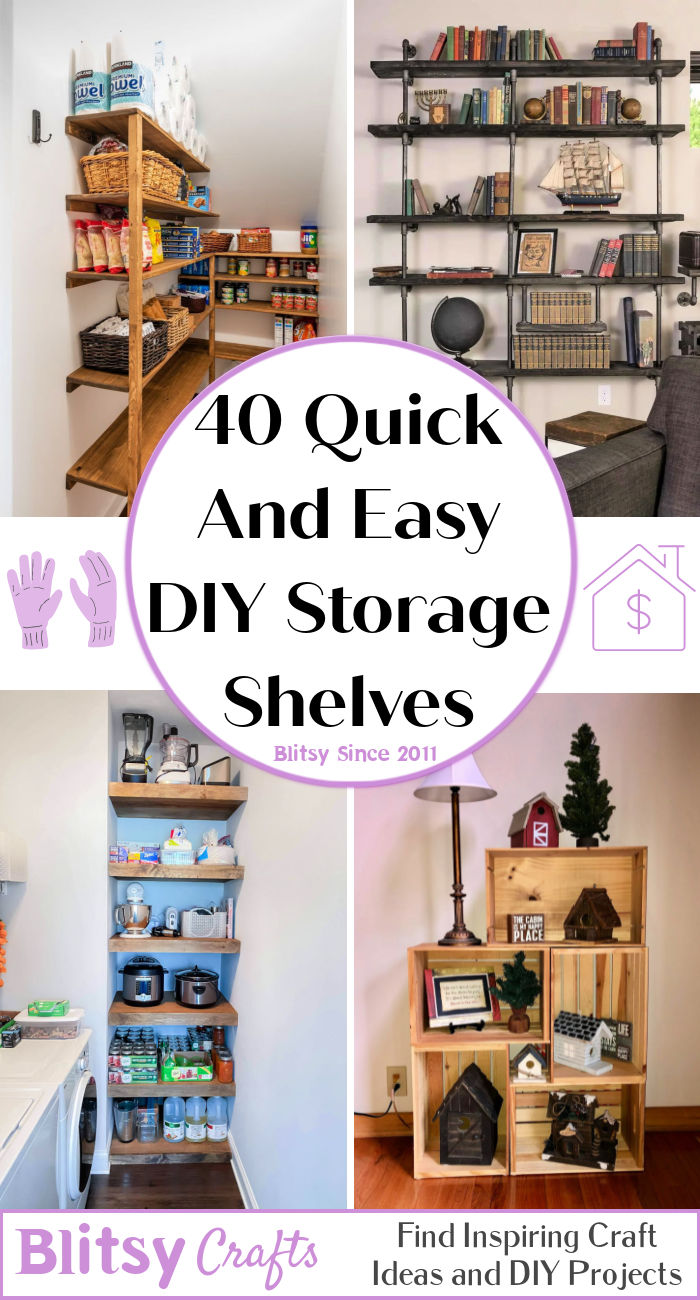 40 Easy DIY Shelves To Build At Home - Blitsy