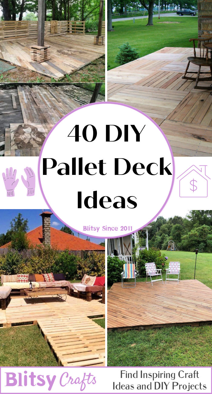 40 Cheap DIY Pallet Deck Ideas To Save Money - Blitsy