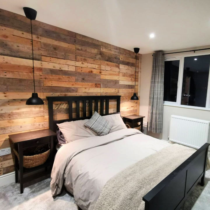 40 Cheap Pallet Wall Ideas That Are Easy To Install - Blitsy