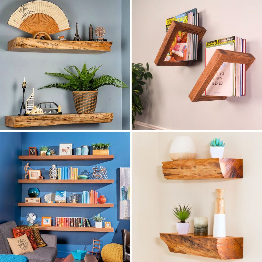 Easy DIY Floating Shelves (40 Ways) - Blitsy