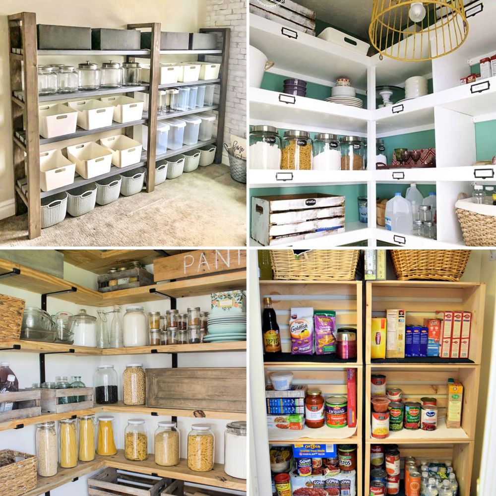 25 Pantry Shelving Ideas To Organize Your Kitchen - Blitsy
