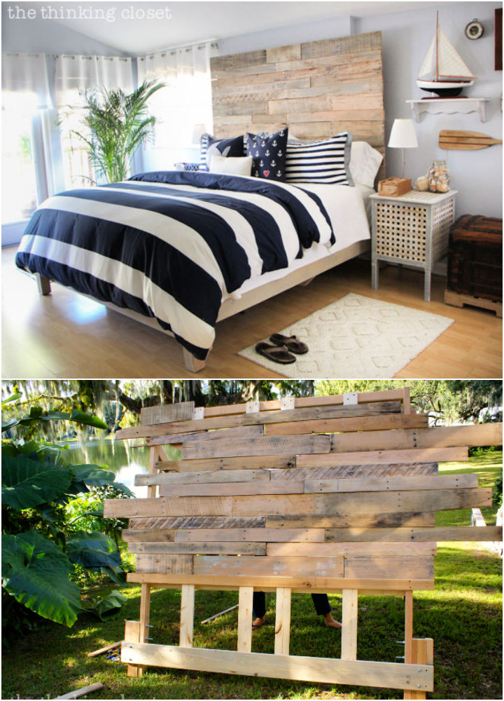 40 DIY Pallet Headboard Ideas with Instructions - Blitsy