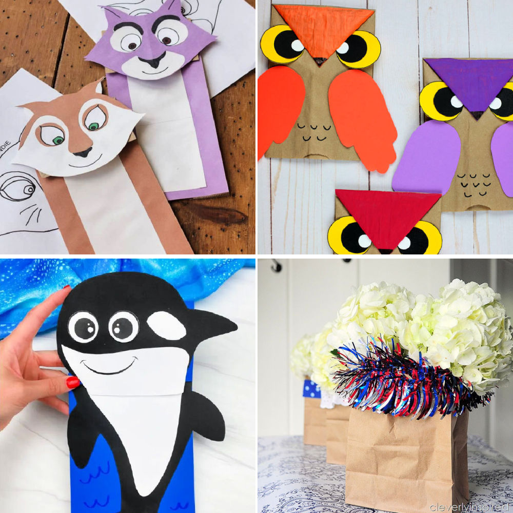25 Simple Paper Bag Crafts for Kids and Adults - Blitsy