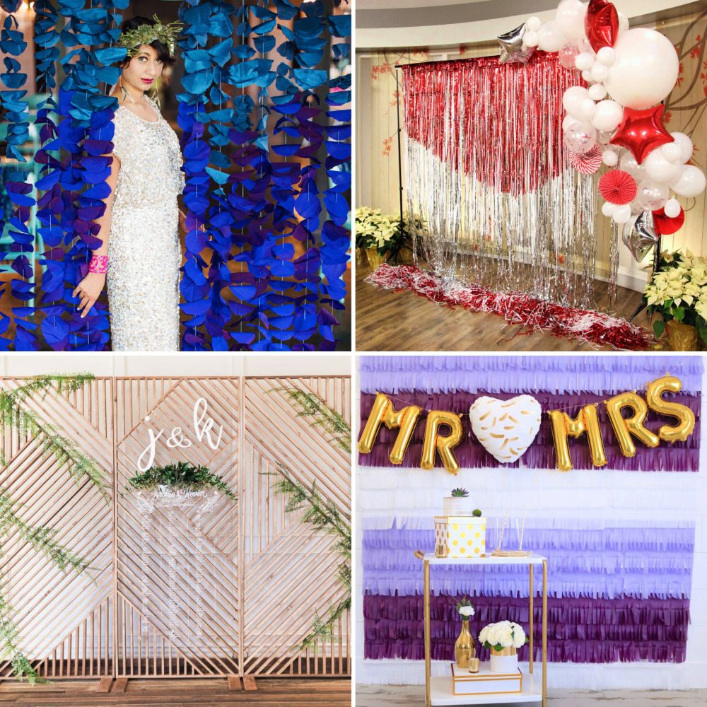 40 DIY Photo Backdrop Ideas to Try - Blitsy