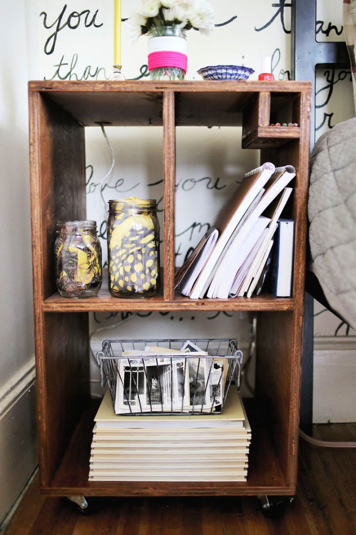 40 Best DIY Nightstand Ideas with Free Plans - Blitsy