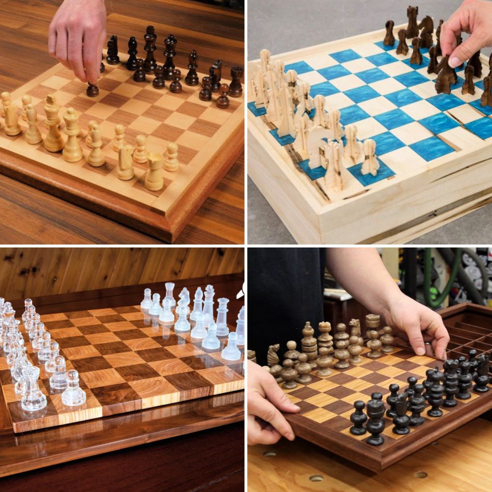 Easy DIY Chess Board (25 Ways) - Blitsy