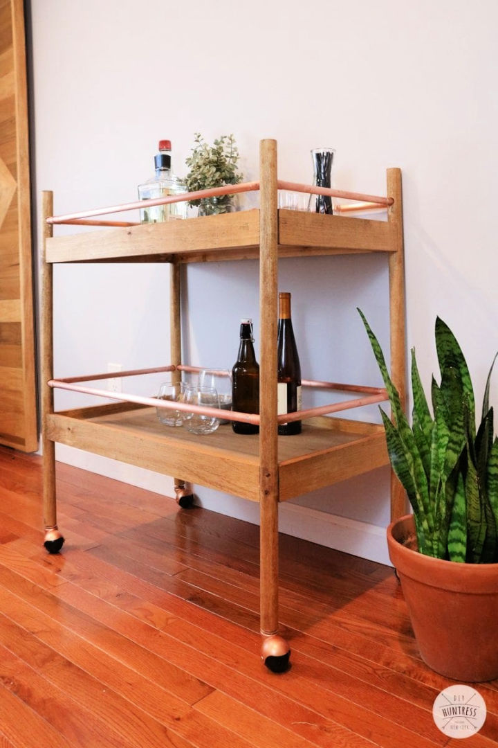 25 Inexpensive DIY Bar Cart Ideas Anyone Can Make - Blitsy