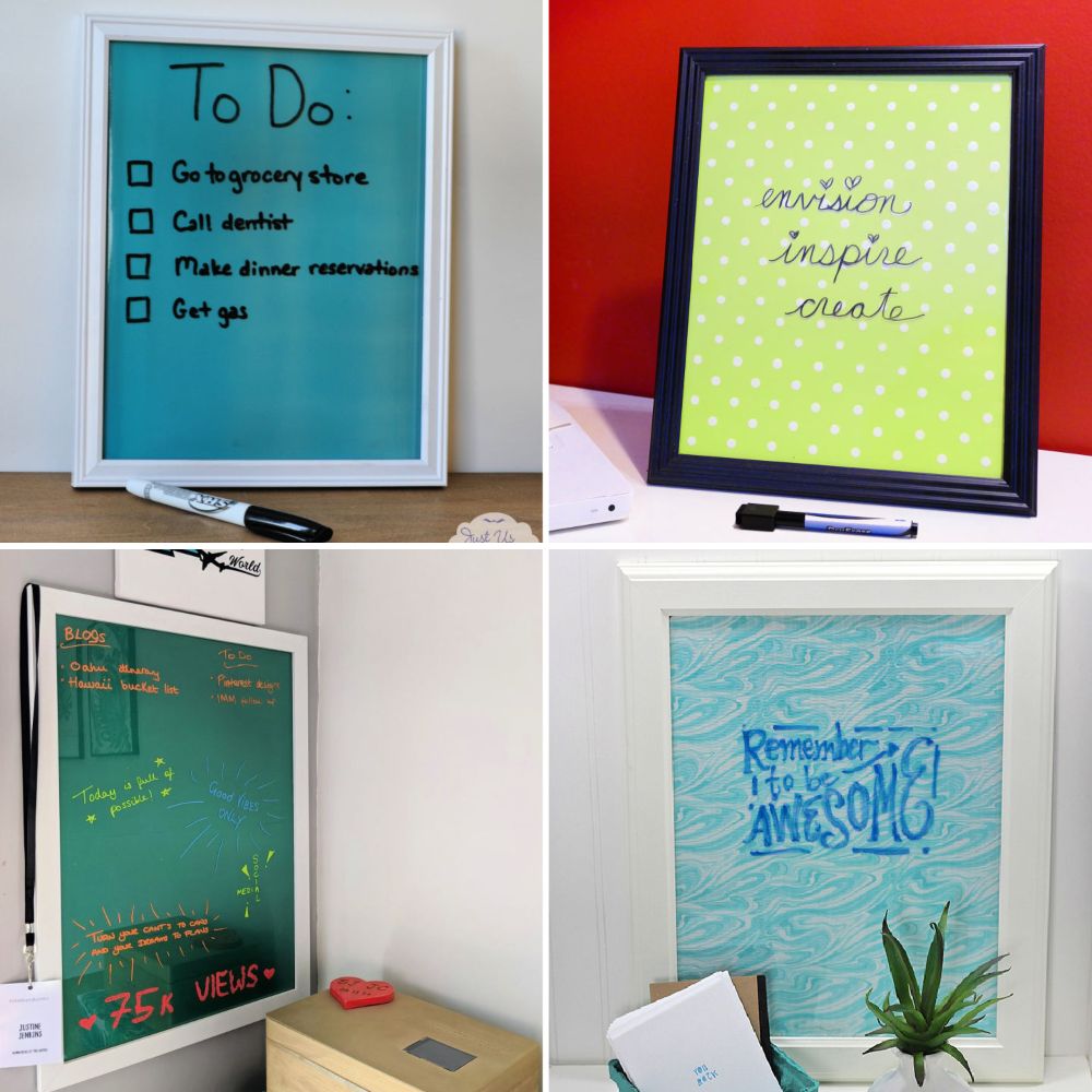 DIY Dry Erase Board (25 Ways) - Blitsy