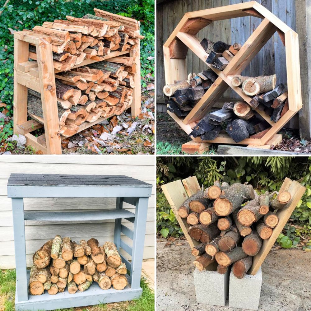 DIY Firewood Rack (25 Free Plans) - Blitsy