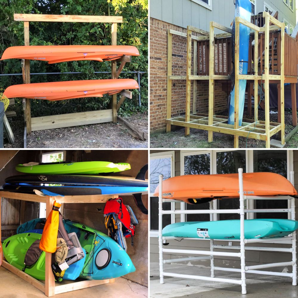 DIY Kayak Rack (20 Free Plans) - Blitsy