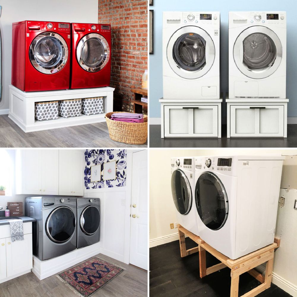 DIY Laundry Pedestal (20 Ways to Build) - Blitsy