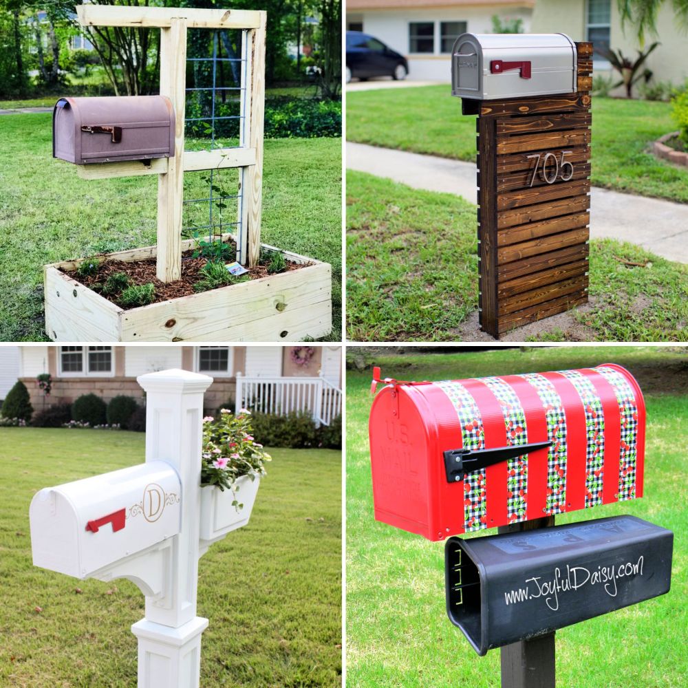 25 Mailbox Post Ideas to Upgrade Your Curb Appeal - Blitsy