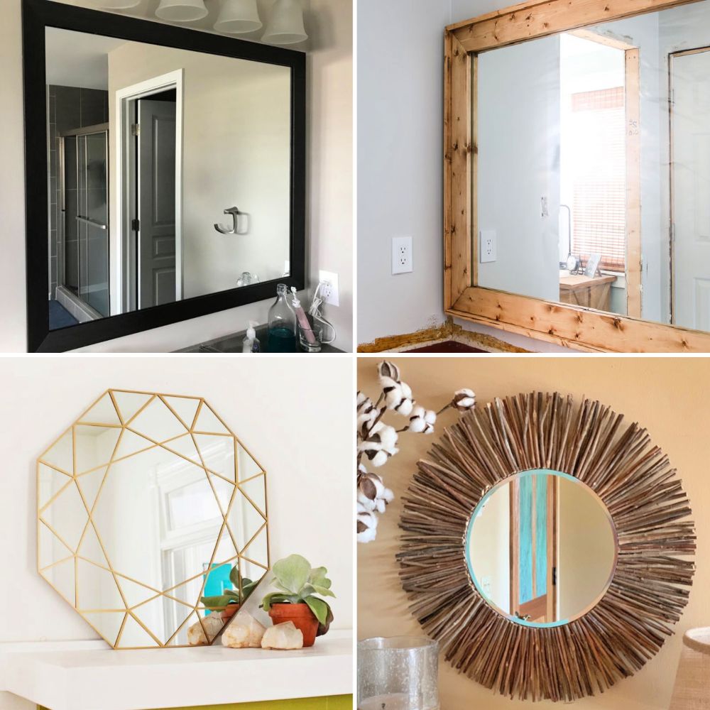 DIY Mirror Frame: (30 Ideas) - Blitsy