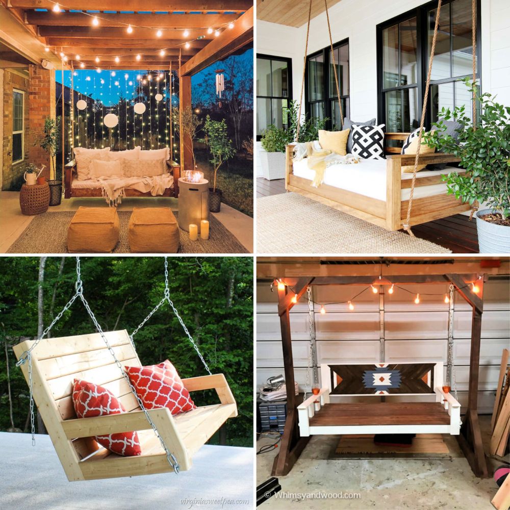 25 Free Porch Swing Plans to Elevate Your Outdoor Space - Blitsy