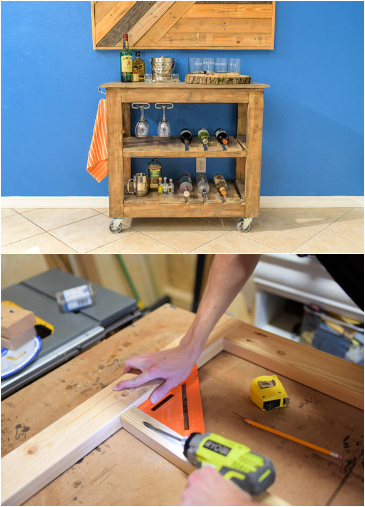 25 Inexpensive DIY Bar Cart Ideas Anyone Can Make - Blitsy