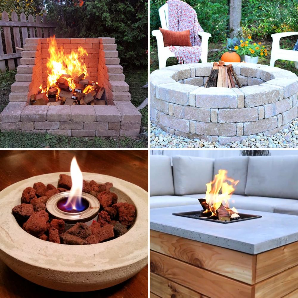 40 Inexpensive DIY Fire Pit Ideas for Your Backyard - Blitsy