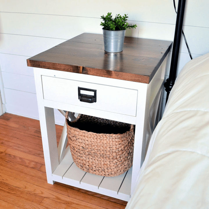 40 Best DIY Nightstand Ideas with Free Plans - Blitsy