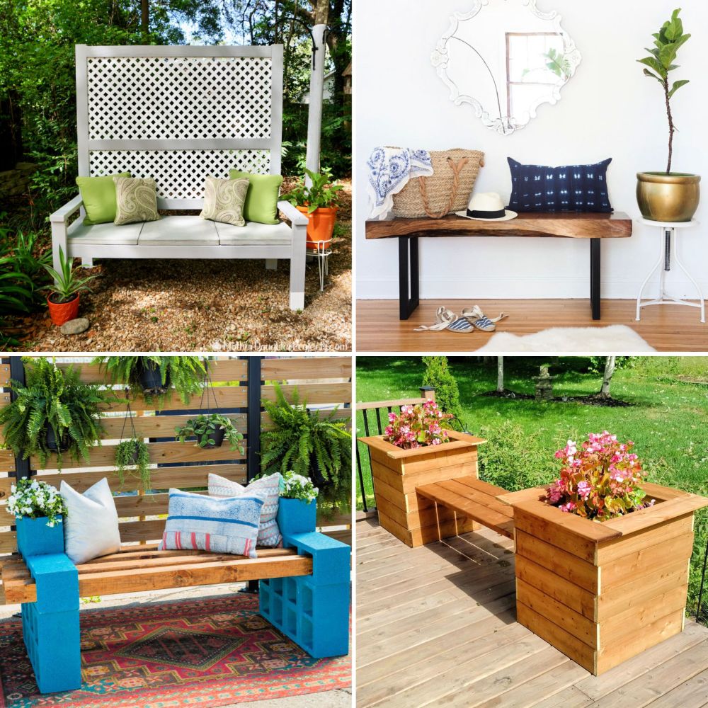 40 Free DIY Bench Plans (Simple Wood Bench Ideas)
