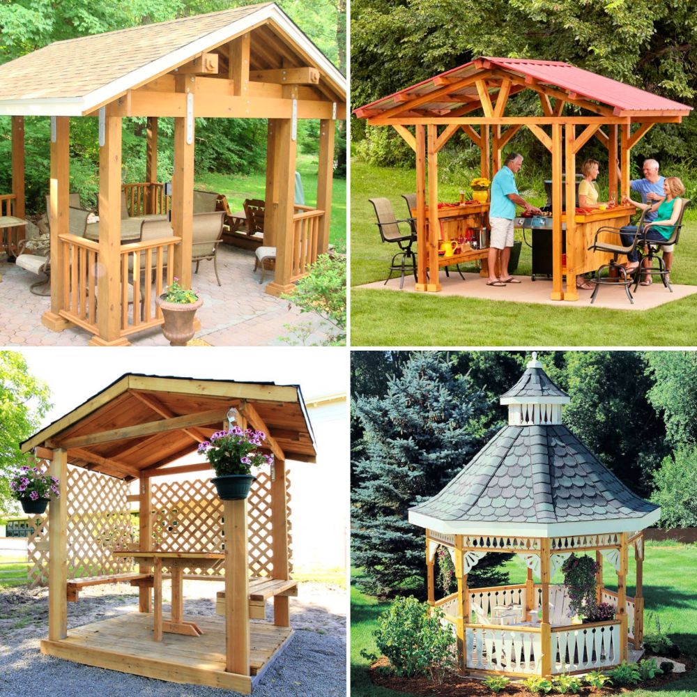 20 Free Gazebo Plans to Build - Blitsy