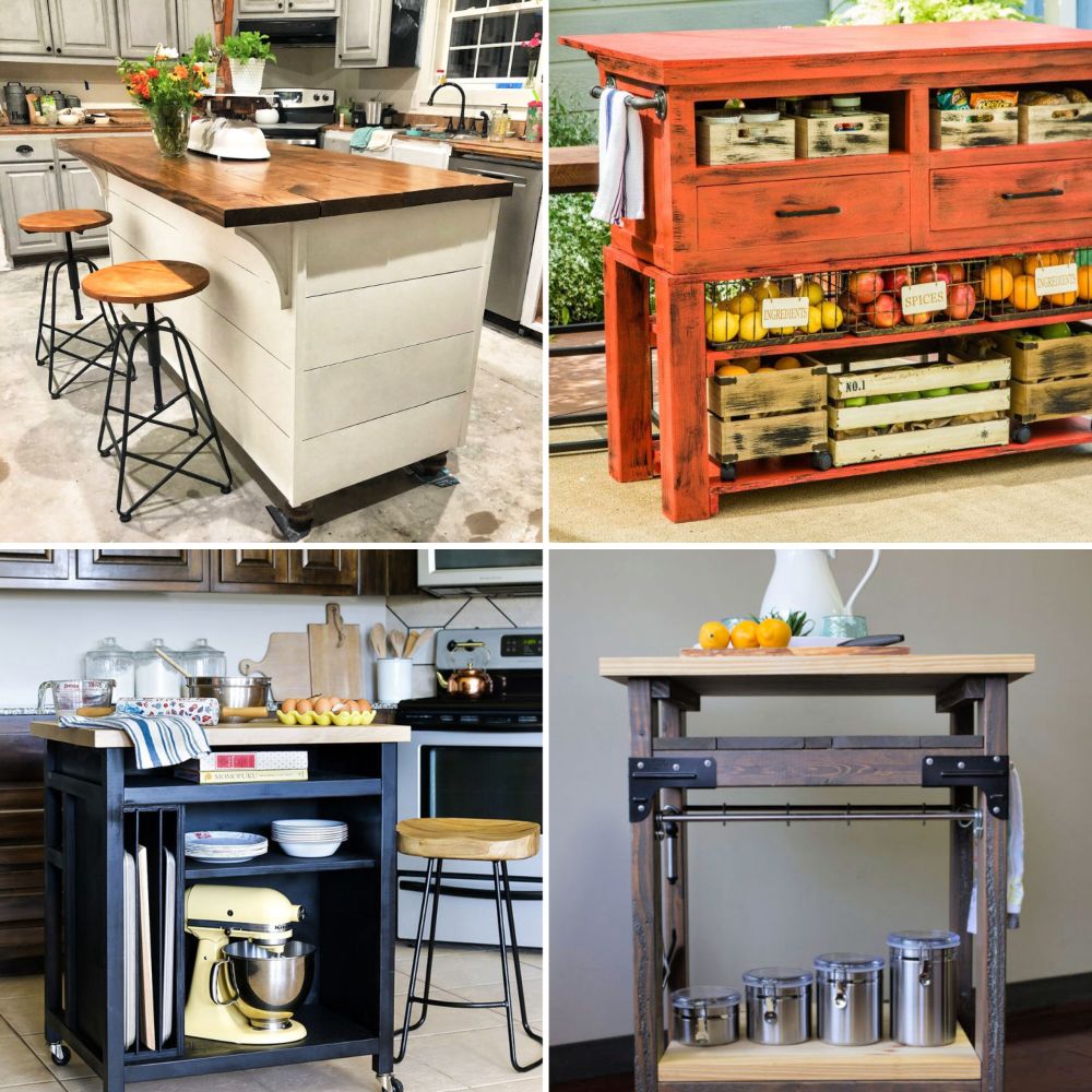 DIY Kitchen Island (40 Free Plans) - Blitsy