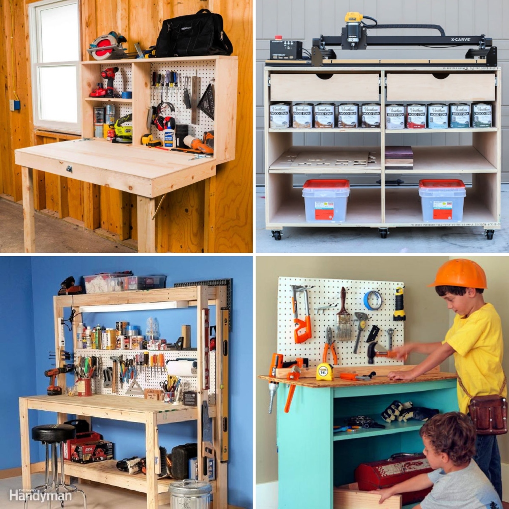 30 Free DIY Workbench Plans and Designs - Blitsy