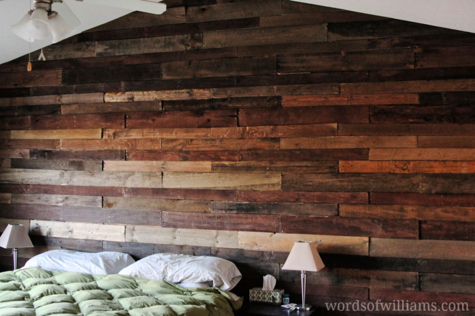 40 Cheap Pallet Wall Ideas That Are Easy To Install - Blitsy