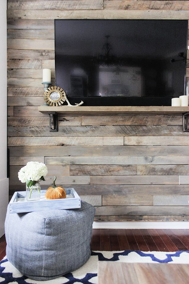 40 Cheap Pallet Wall Ideas That Are Easy To Install - Blitsy