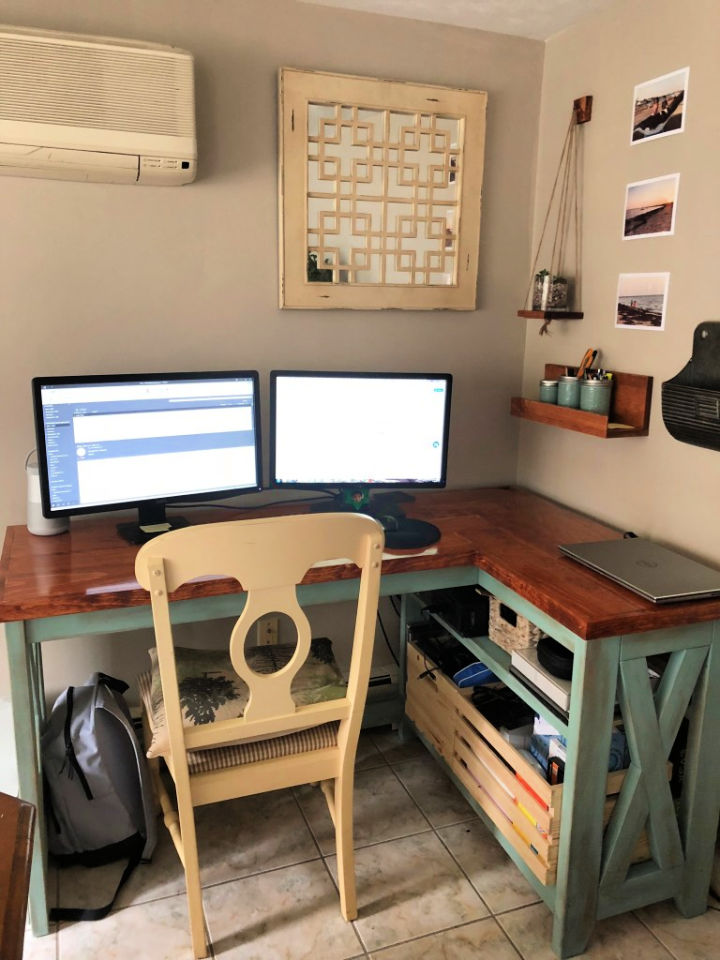 25 Free DIY L Shaped Desk Plans & Ideas - Blitsy