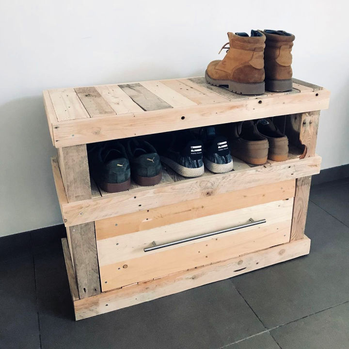 25 Wooden Pallet Shoe Rack Ideas and Plans - Blitsy