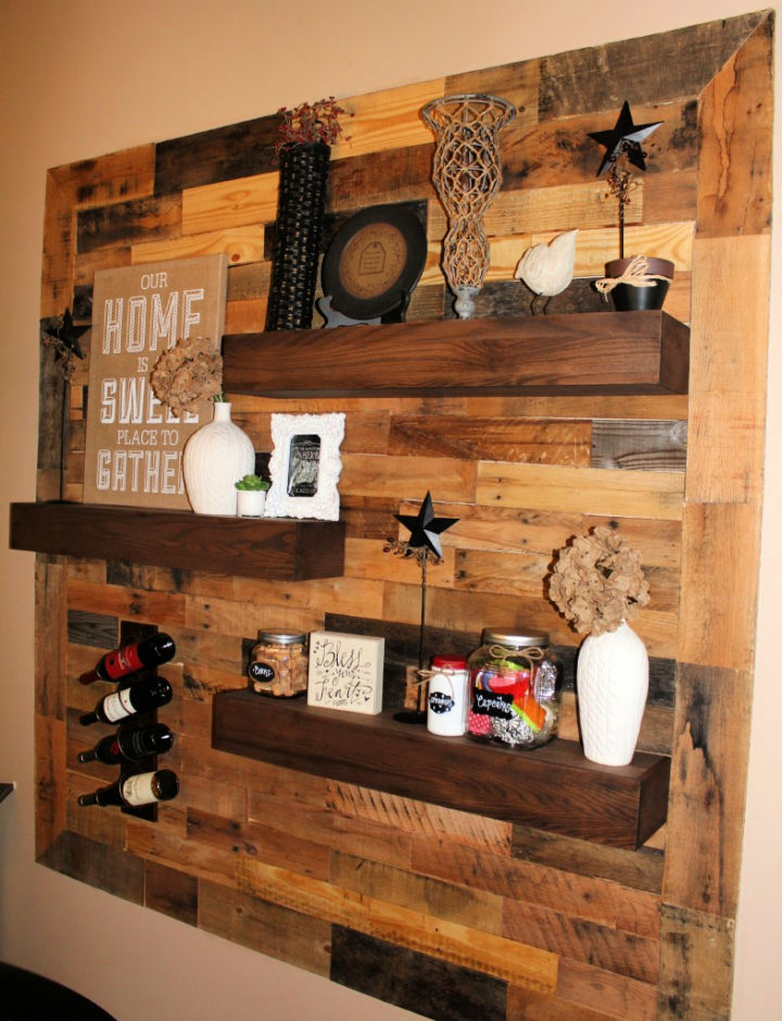 40 Cheap Pallet Wall Ideas That Are Easy To Install - Blitsy