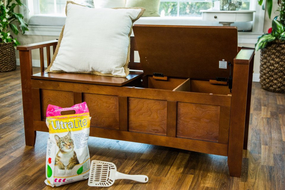 20 DIY Cat Litter Box Ideas + Hidden Litter Box - Blitsy