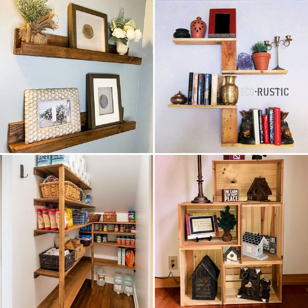 40 Easy DIY Shelves To Build At Home - Blitsy