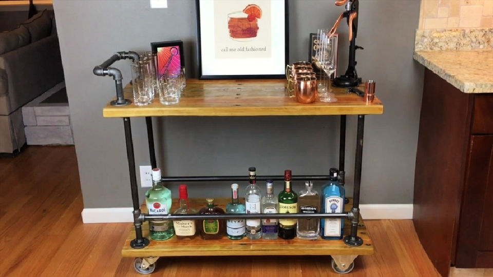 25 Inexpensive DIY Bar Cart Ideas Anyone Can Make - Blitsy