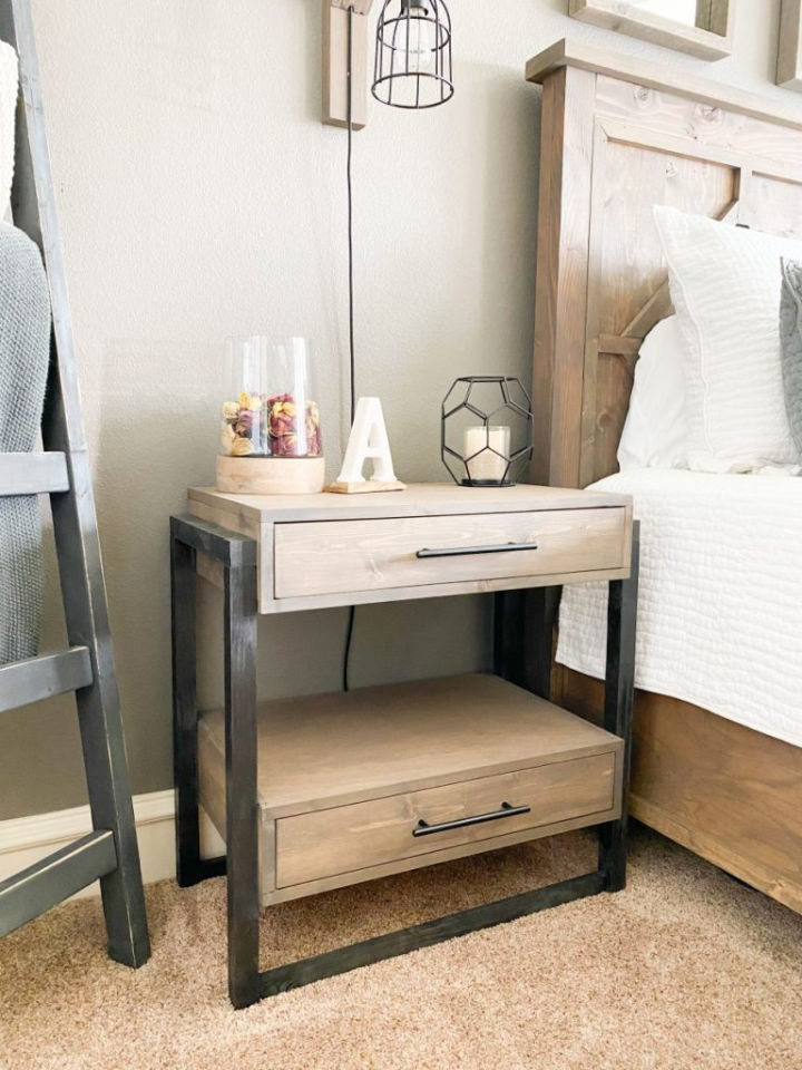 40 Best DIY Nightstand Ideas with Free Plans - Blitsy